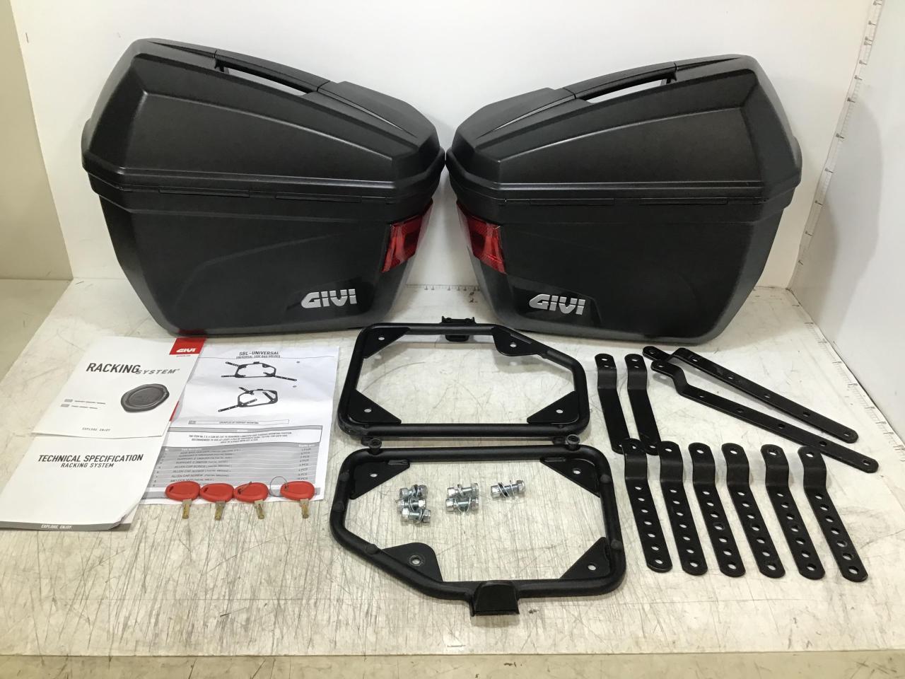 GIVI(ジビ) E22N サイドパニアケース/サイドバッグ/サイドケース +SBL2000 汎用ホルダー | バイク用品 ツーリング用品 バッグ(二輪)を通販で購入する | 中古カー＆バイク ...