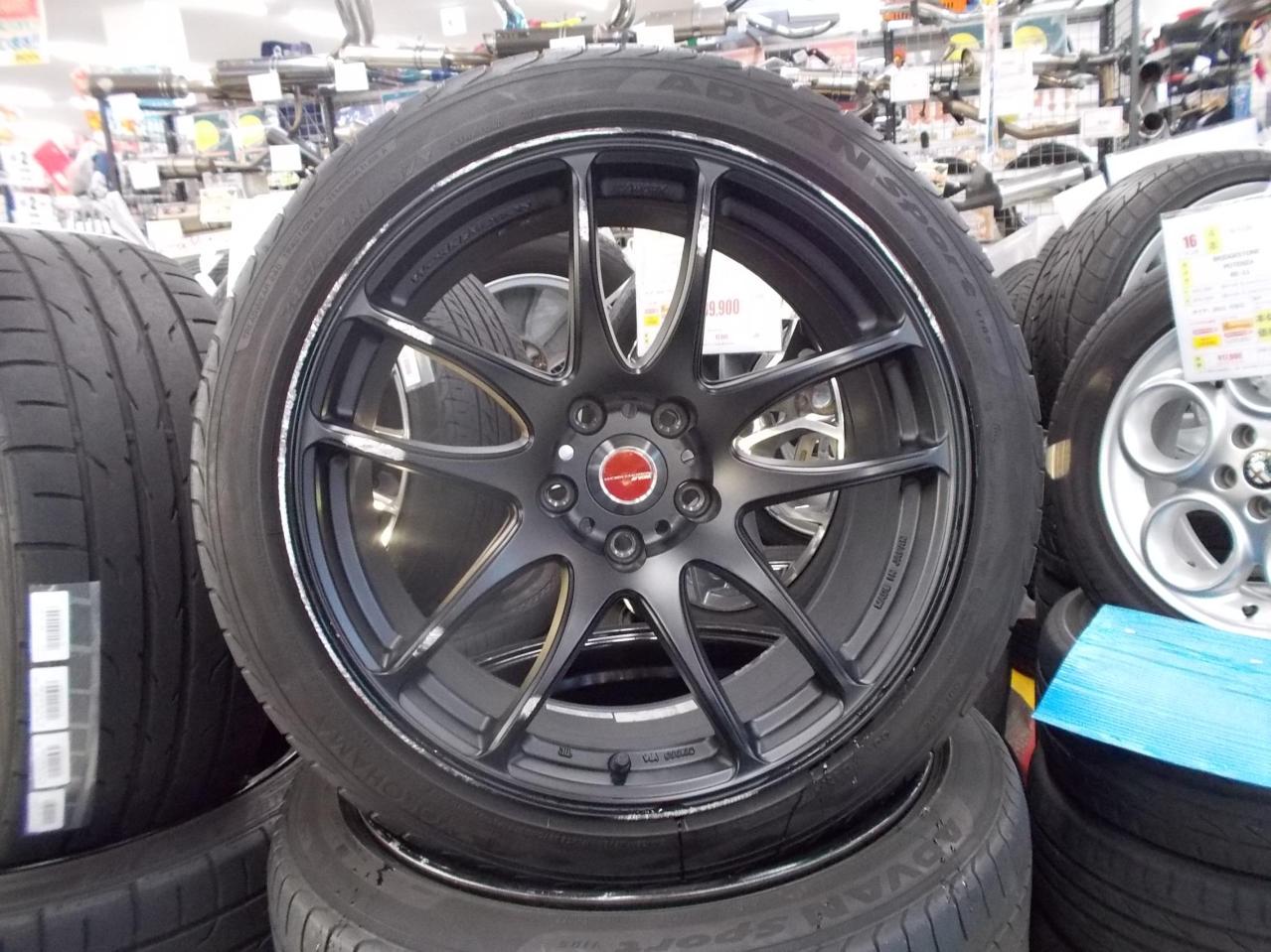 【☆試着無料☆】WORK EMOTION CR kiwami + YOKOHAMA ADVAN SPORT V105 | カー用品 タイヤ ...