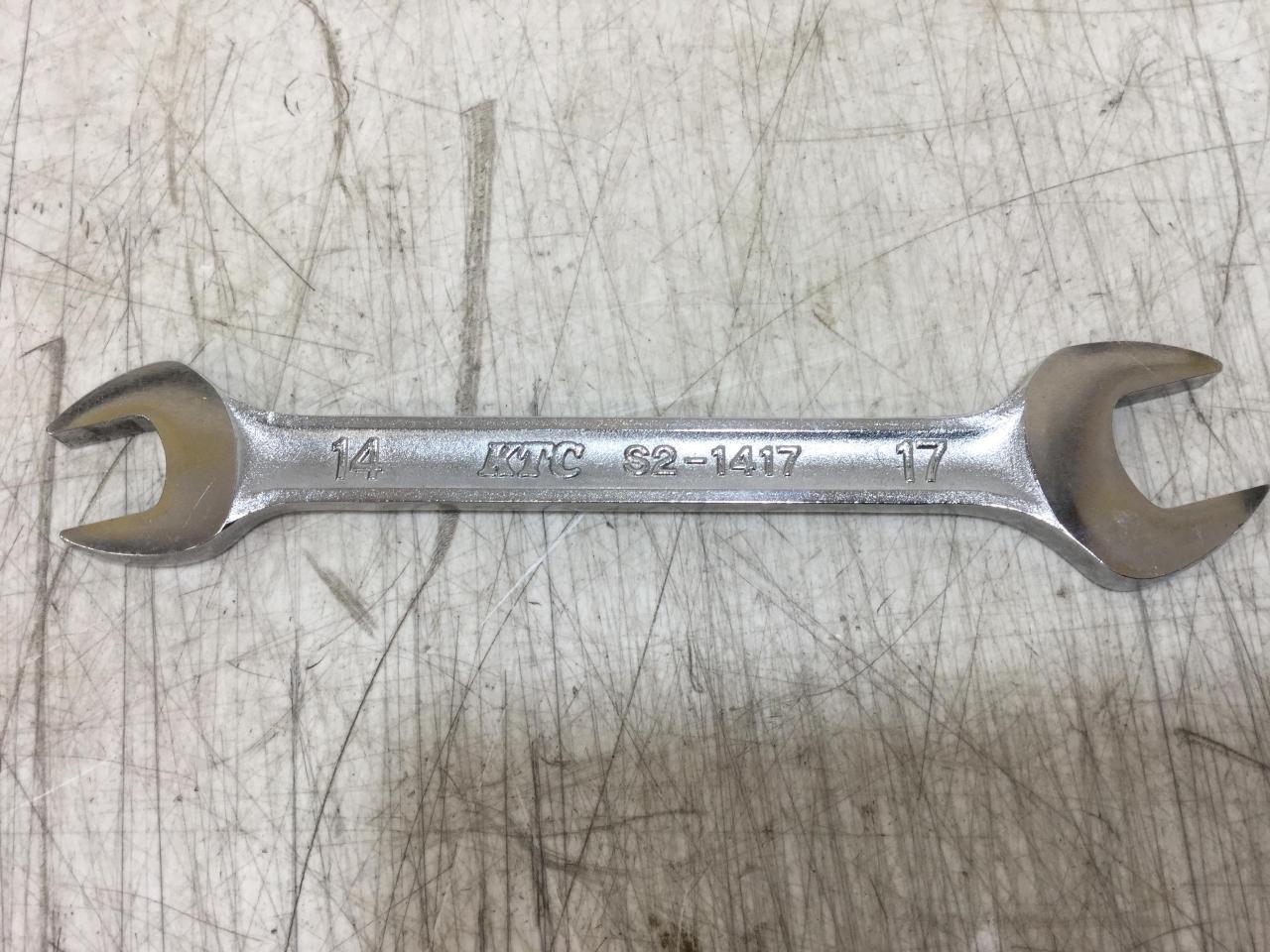 KTC(ケーティーシー) [S2-1417] スパナ (14x17mm) シルバー 1本 | 総合リユース 大工道具 スパナ、レンチを通販で購入する | 中古カー＆バイク用品の販売ならアップガレージ
