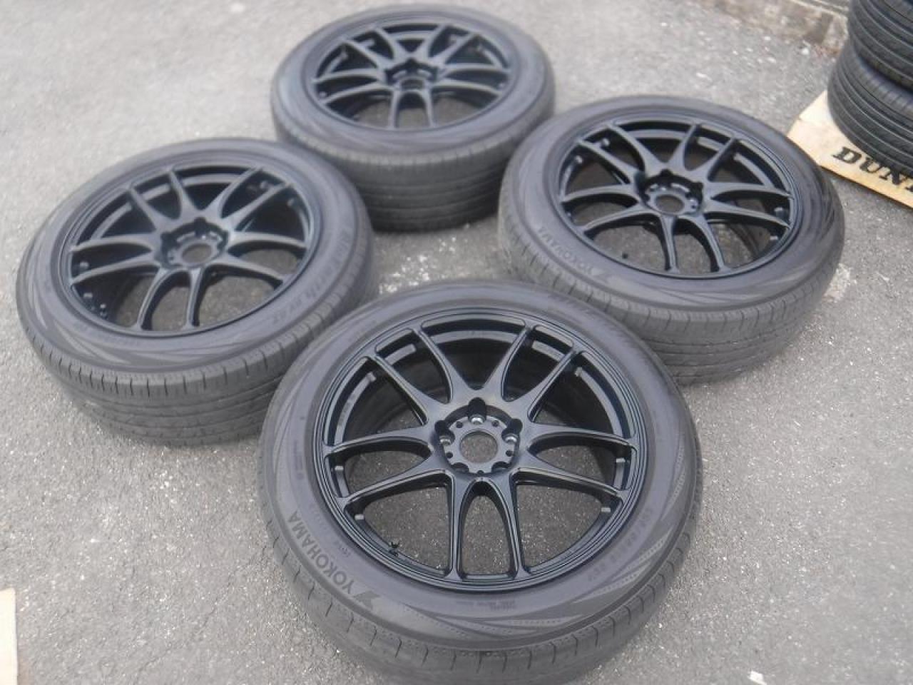 6WORK(ワーク) EMOTION(エモーション) CR kiwami (5HOLE) + YOKOHAMA BluEarth RV-02 ...