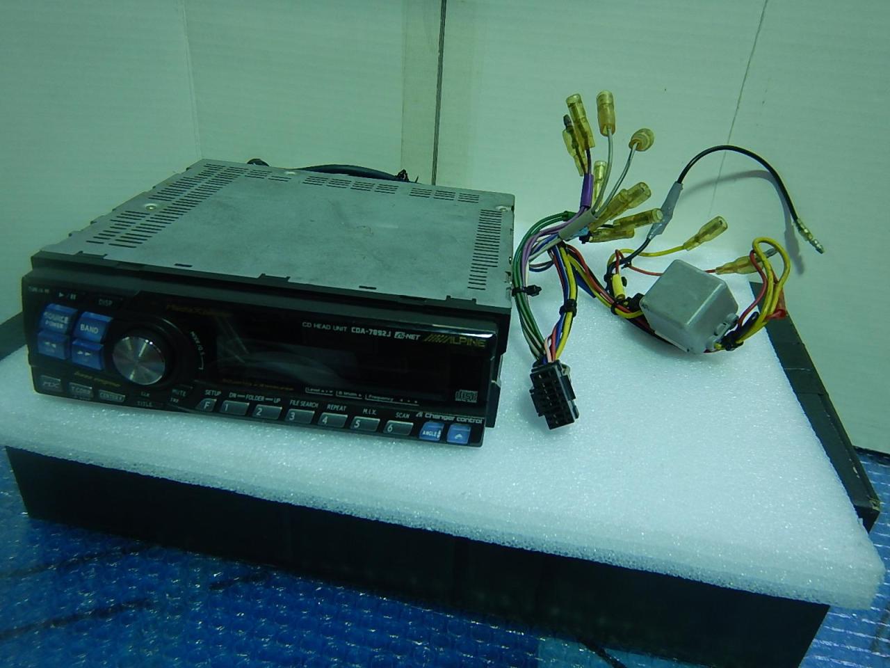 ALPINE CDA-7892J(1DIN/CDデッキ) | カー用品 ヘッドユニット CDチューナーを通販で購入する | 中古カー＆バイク用 ...