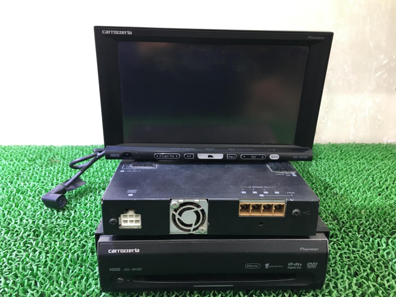 carrozzeria AVIC-HRV200 2009年モデル/別体4chフルセグ地デジ/7インチオンダッシュ/DVD/CD再生/CD約3.000曲録音♪ | カー用品 カーナビ(地デジ ...