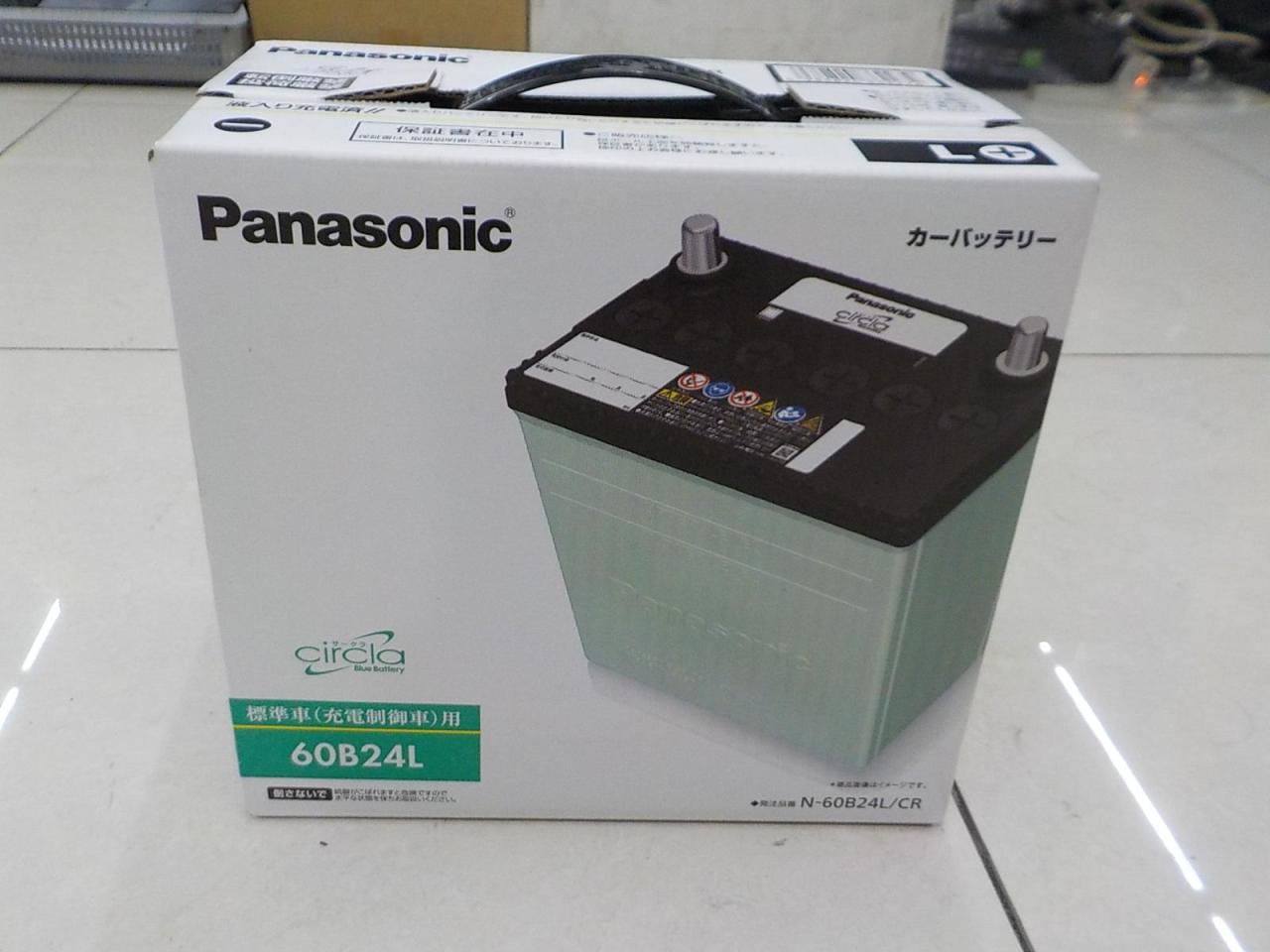 Panasonic ブルーバッテリー circla 60B24L 充電制御車対応バッテリー [N-60B24L/CR] | 新古品 | アップガレージ 柏沼南店 | カー用品 メンテナンス ...