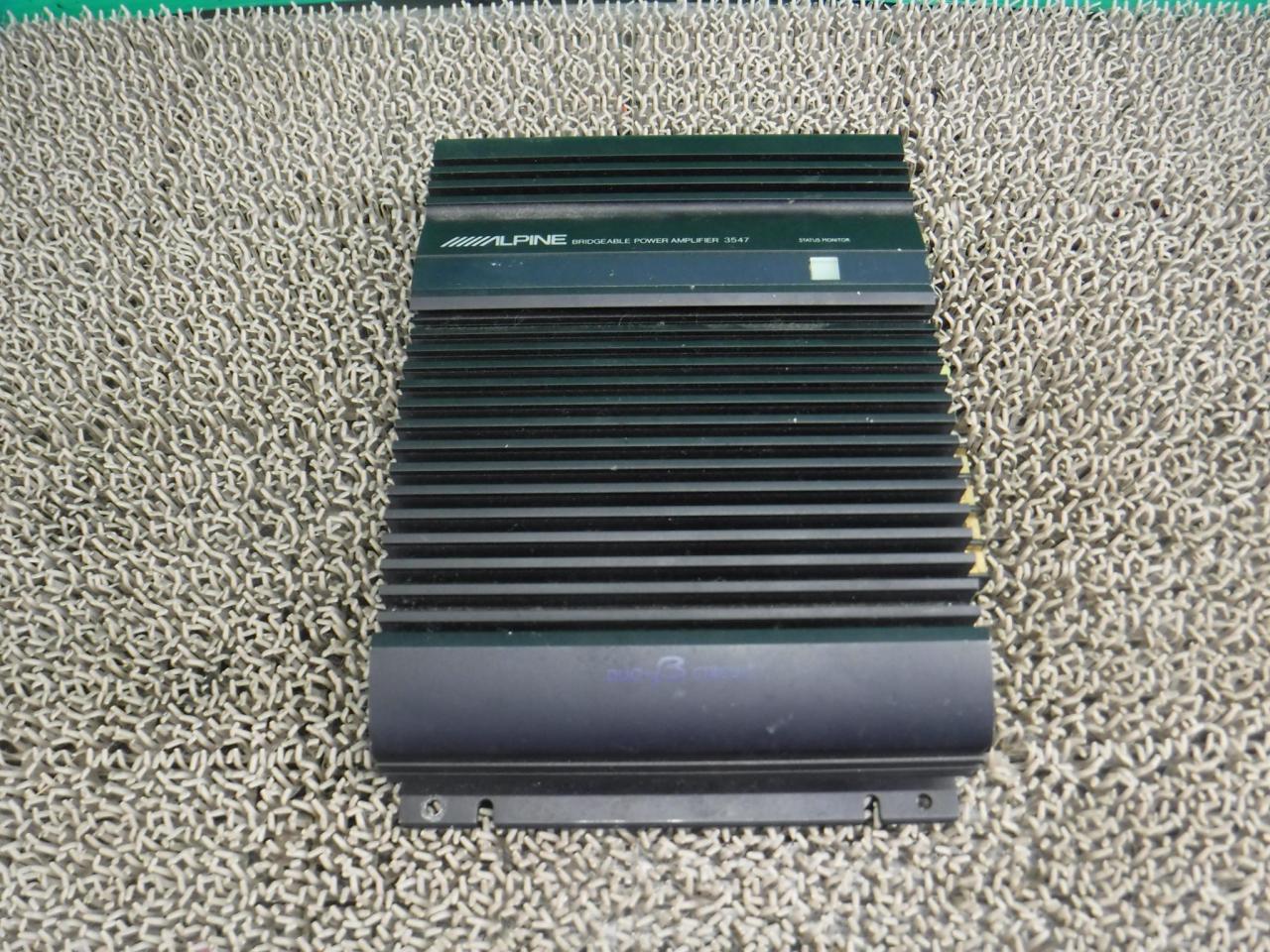 ALPINE 3547 | カー用品 アンプを通販で購入する | 中古カー＆バイク用品の販売ならアップガレージ