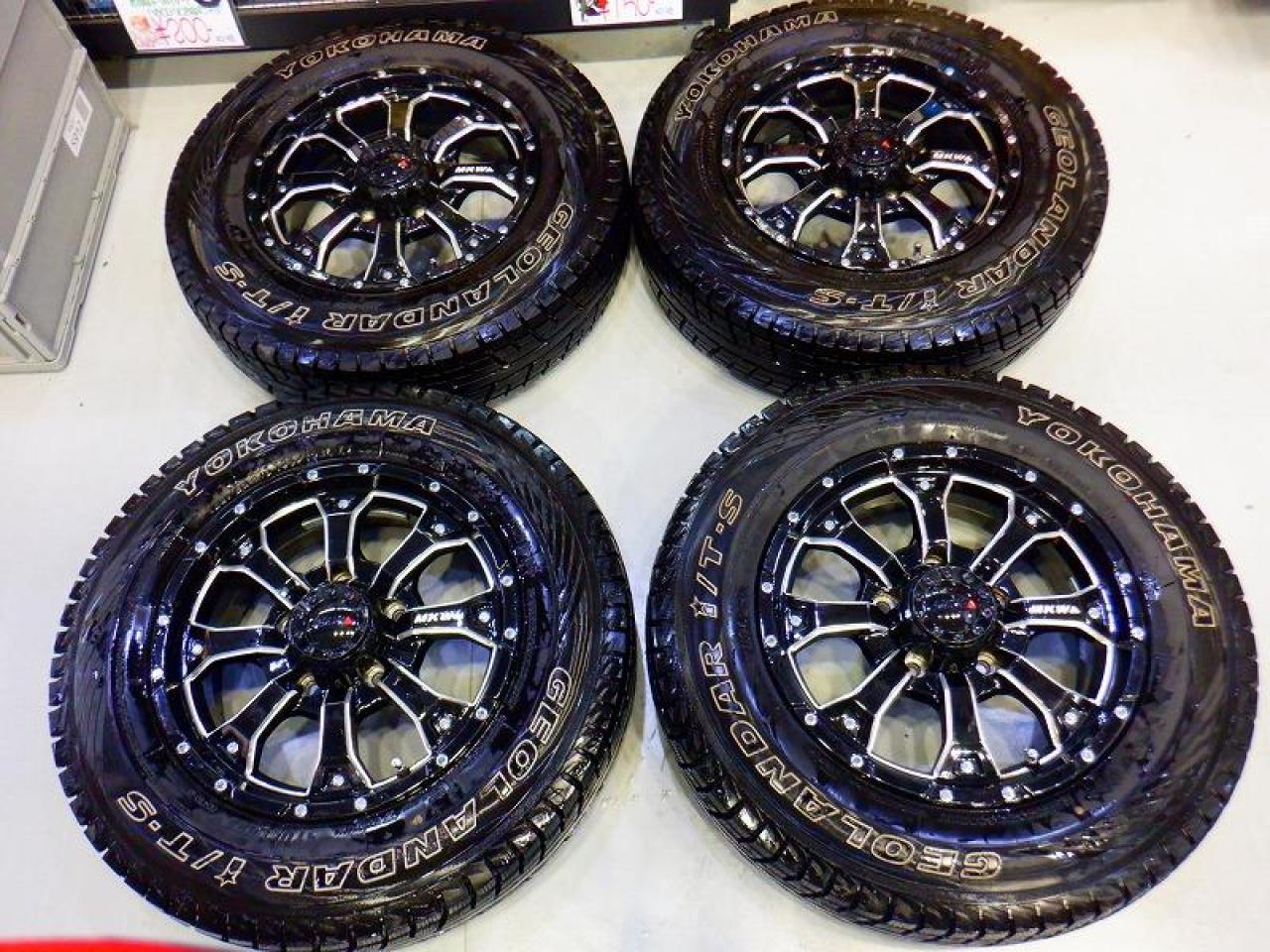 1TRISTAR INTERNATIONAL MKW MK-46 M/L+ + YOKOHAMA(ヨコハマ) GEOLANDAR i/T-S | カー用品 スタッドレスタイヤホイールセット ...