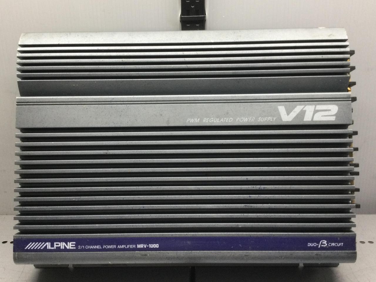 ALPINE(アルパイン) [MRV-1000] V12 | カー用品 アンプを通販で購入する | 中古カー＆バイク用品の販売ならアップガレージ