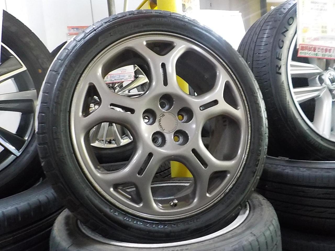 【値下げしました!】スバル純正(SUBARU) レガシィ BH/BE5 ブリッツェン純正ホイール + ATR ATR SPORT | カー用品 ...