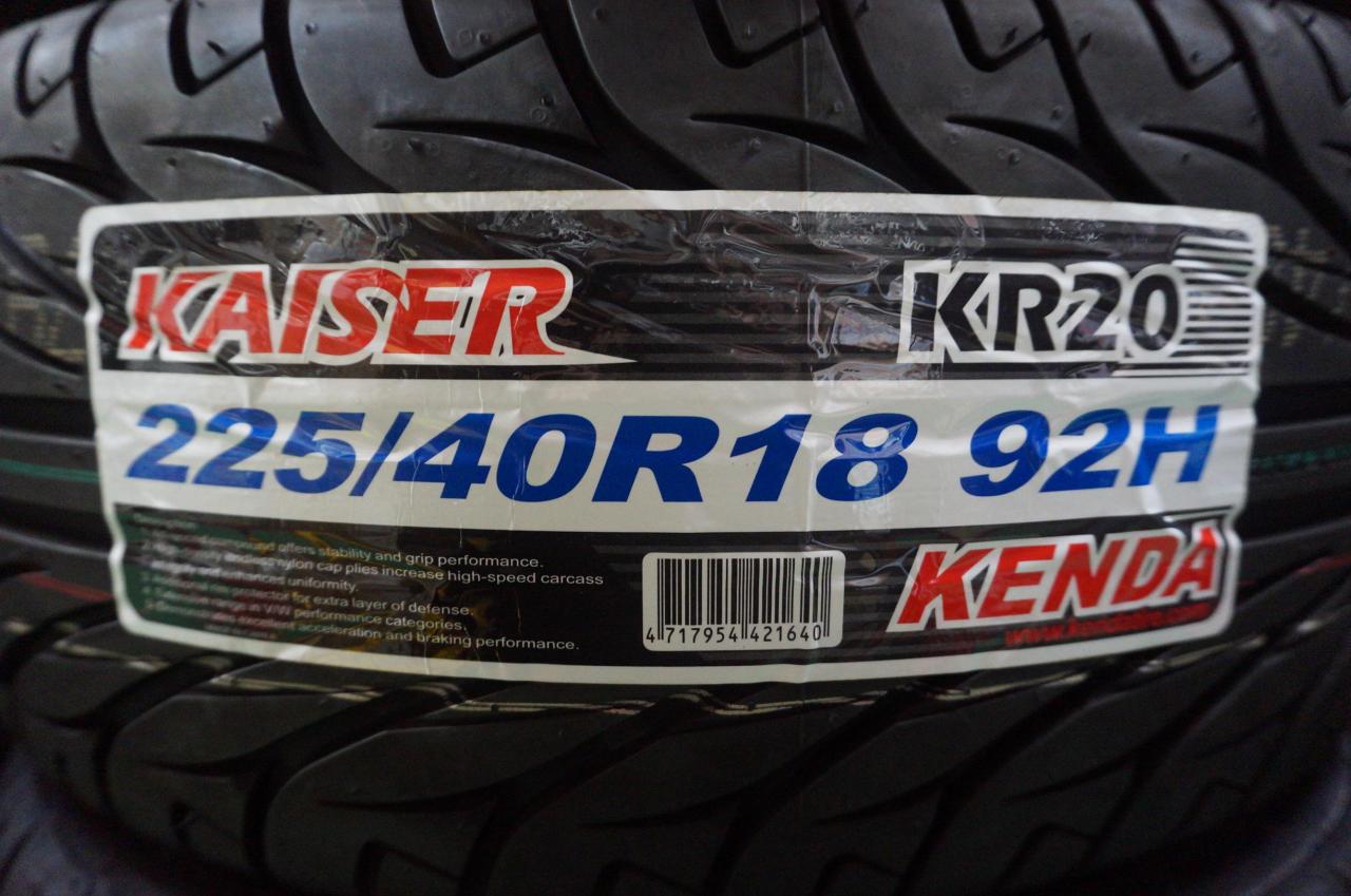 KENDA KAISER KR20 225/40R18 4本セット | 新品 | アップガレージ ホイールズ厚木インター店 | カー用品 タイヤ 18インチタイヤを通販で購入する | 中古カー ...