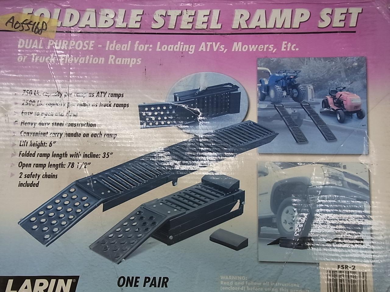 LARIN FOLDABLE STEEL RAMP SET 折りたたみ式スチールラダー | 中古品 | アップガレージ 名古屋中川店 | カー ...