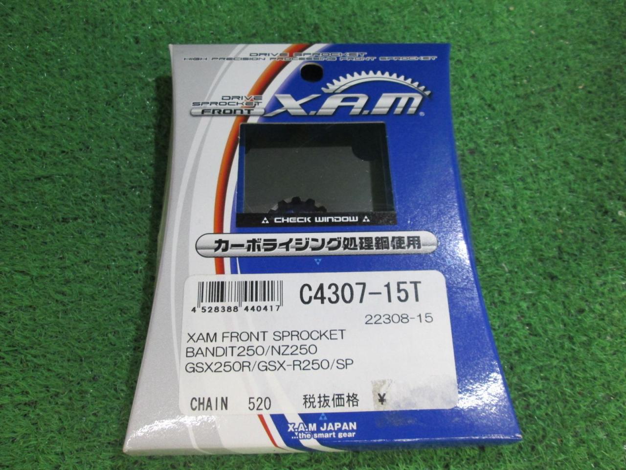 中古 XAM JAPAN(ザムジャパン) ドライブスプロケット C4307-15T | バイク用品 駆動系 チェーンスプロケ(二輪)を通販で ...