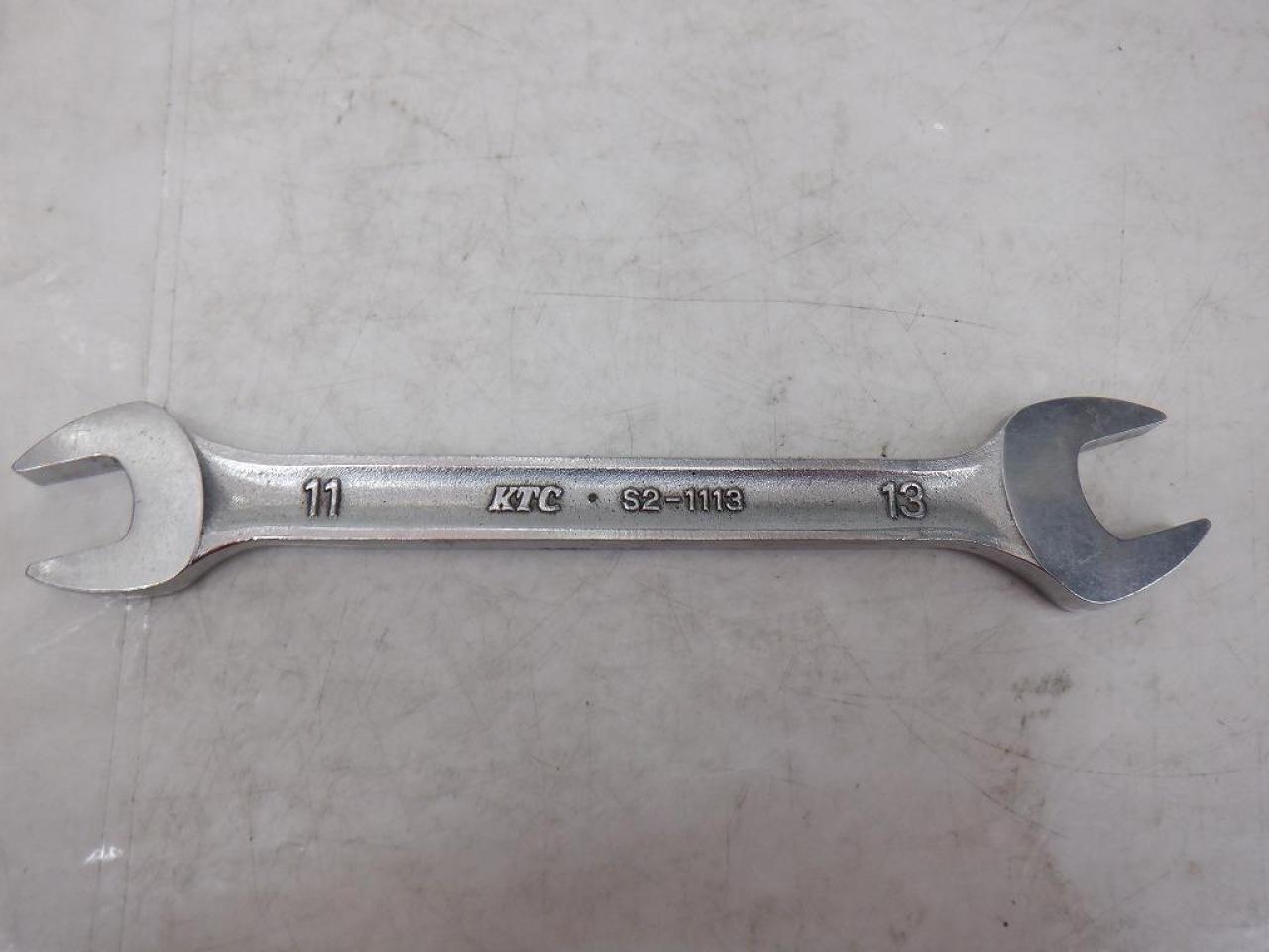 【WG】KTC(ケーティーシー) S2-1113 両口スパナ | 総合リユース 大工道具 スパナ、レンチを通販で購入する | 中古カー＆バイク用品の販売ならアップガレージ