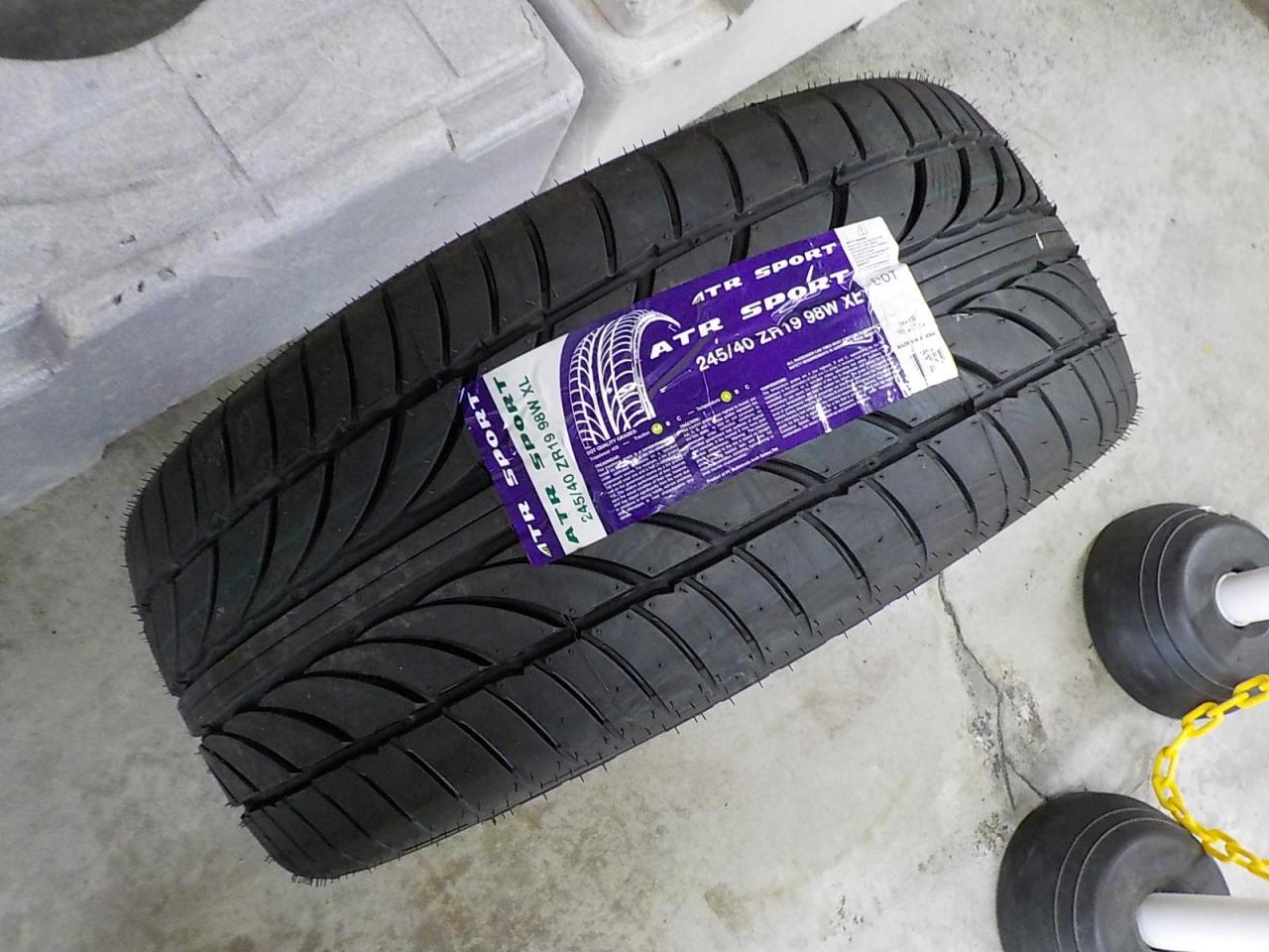【タイヤ1本のみ】ATRSPORT ATRSPORT 245/40R19 | 新古品 | アップガレージ 神戸西店 | カー用品 タイヤ 19 ...