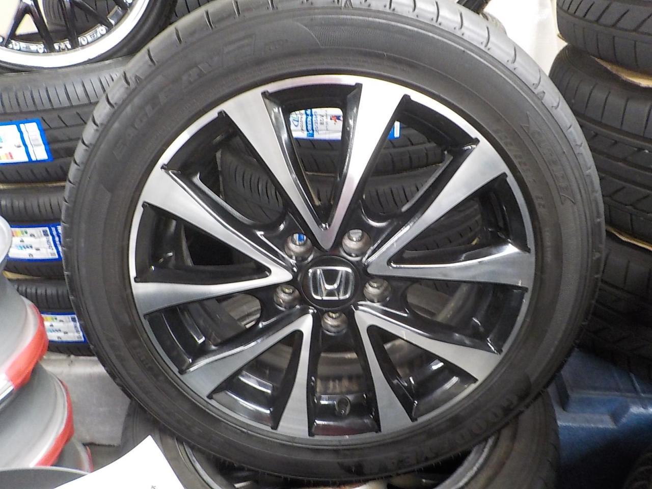 【大幅値下げ!!】ホンダ純正(HONDA) RK5ステップワゴンスパーダ クールスピリット純正ホイール + GOODYEAR(グッドイヤー ...