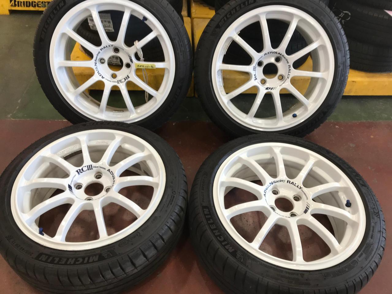 YOKOHAMA(ヨコハマ) ADVAN(アドバン) conptition RCⅢ(RC3) ホイール + MICHELIN(ミシュラン ...