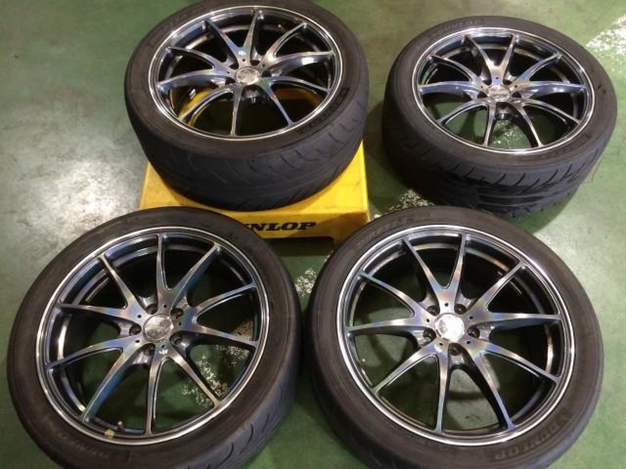 RAYS(レイズ) VOLK RACING(ボルク レーシング) G25 PRISM COLOR + DUNLOP(ダンロップ) DIREZZA ZⅡ☆ 235/40-18 4本セット ...