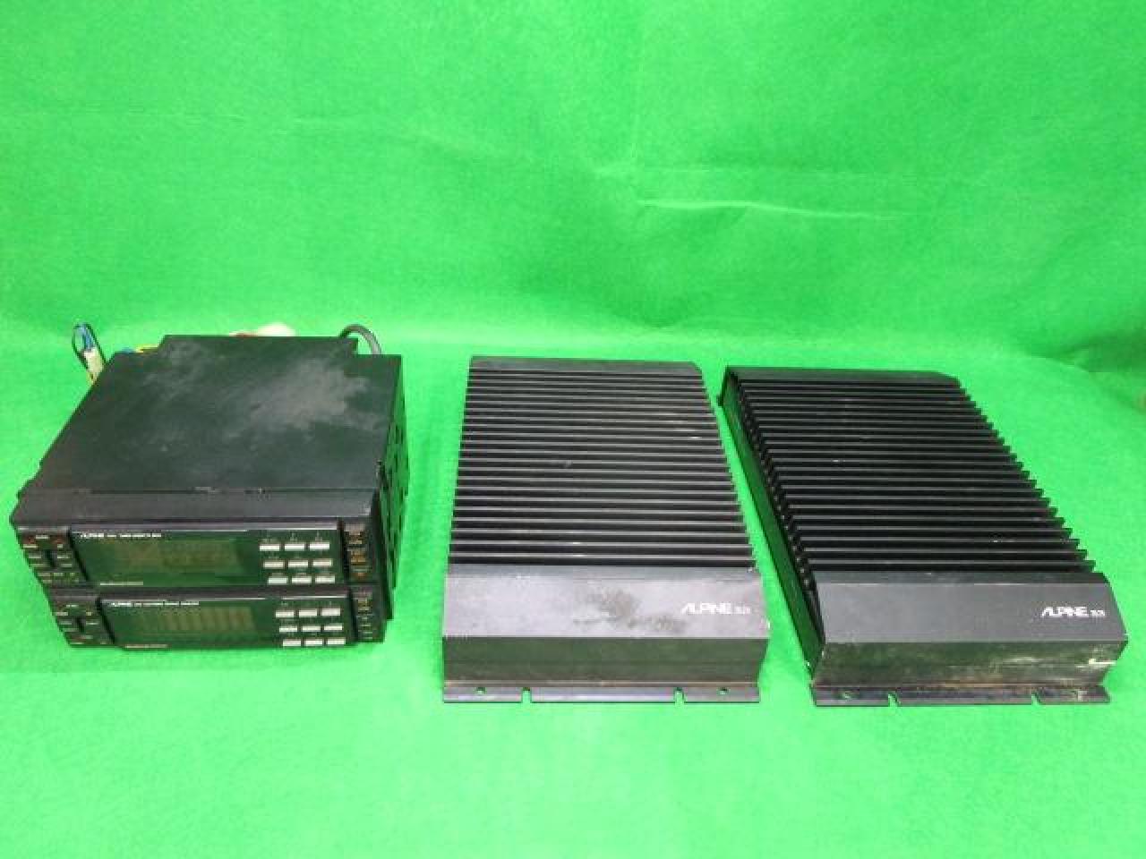 ワケアリ ALPINE 7357J(カセットデッキ)+3355(イコライザー)+3528(アンプ)2台 | わけあり | アップガレージ 埼玉 ...