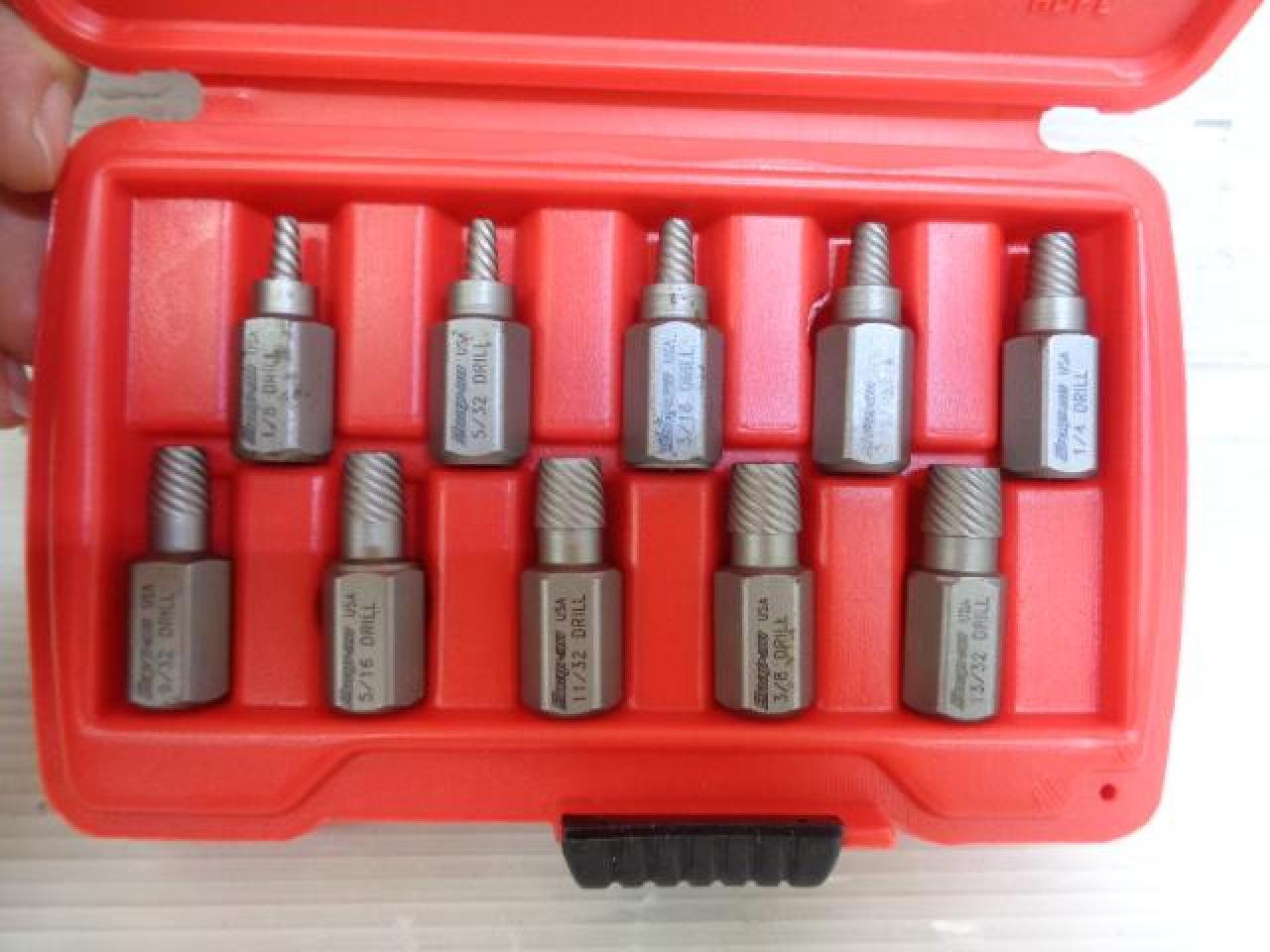 Snap-on(スナップオン) REX10B 10 PIECE SCREW EXTRACTOR SET (マルチスプラインエキストラクター ...