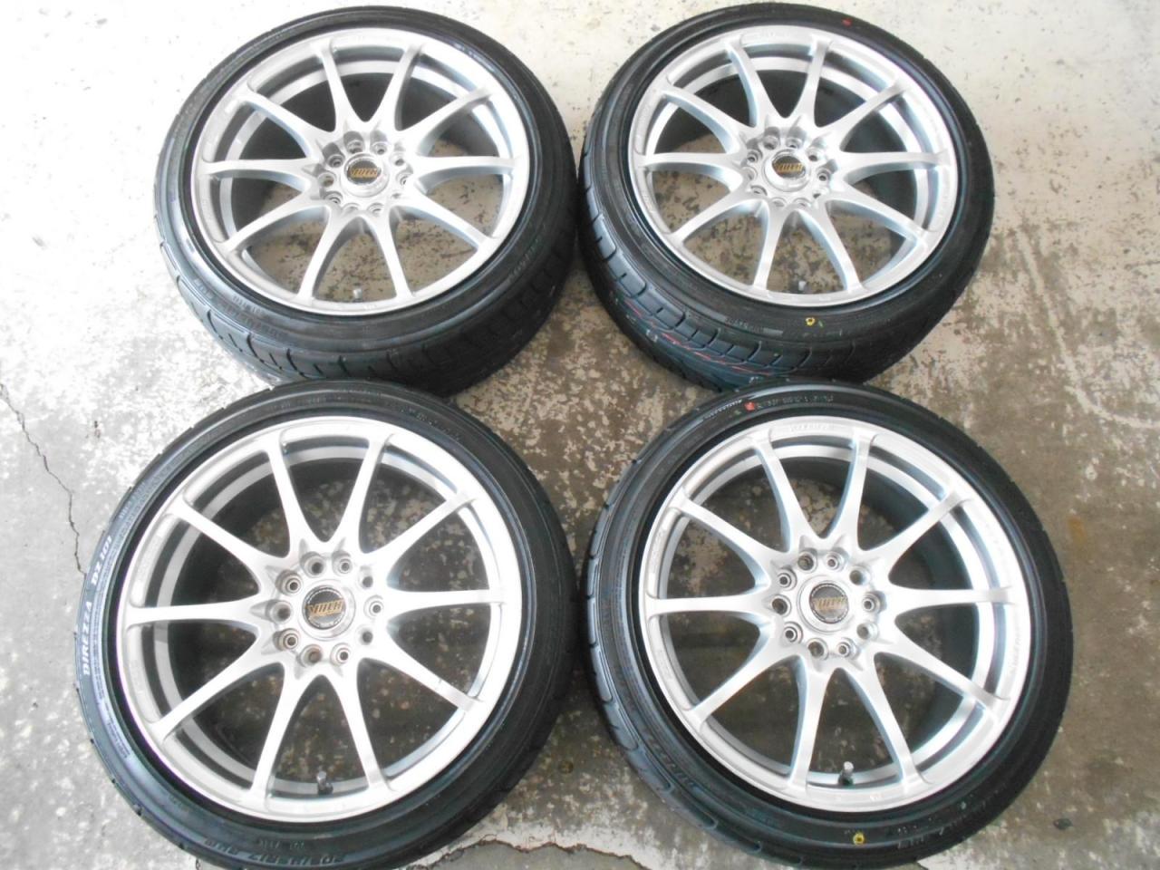 RAYS VOLK RACING CE28NF + DUNLOP DIREZZA DZ101 | カー用品 タイヤホイールセット 17インチタイヤホイールセットを通販で購入する | 中古カー ...