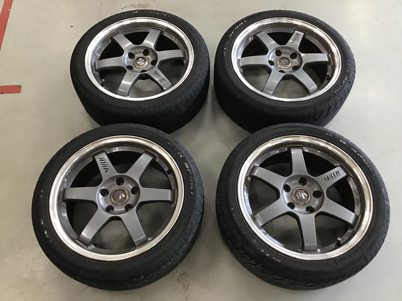 RAYS(レイズ) VOLK RACING(ボルク レーシング) LE37 T +ATR SPORT | カー用品 タイヤホイールセット 17 ...