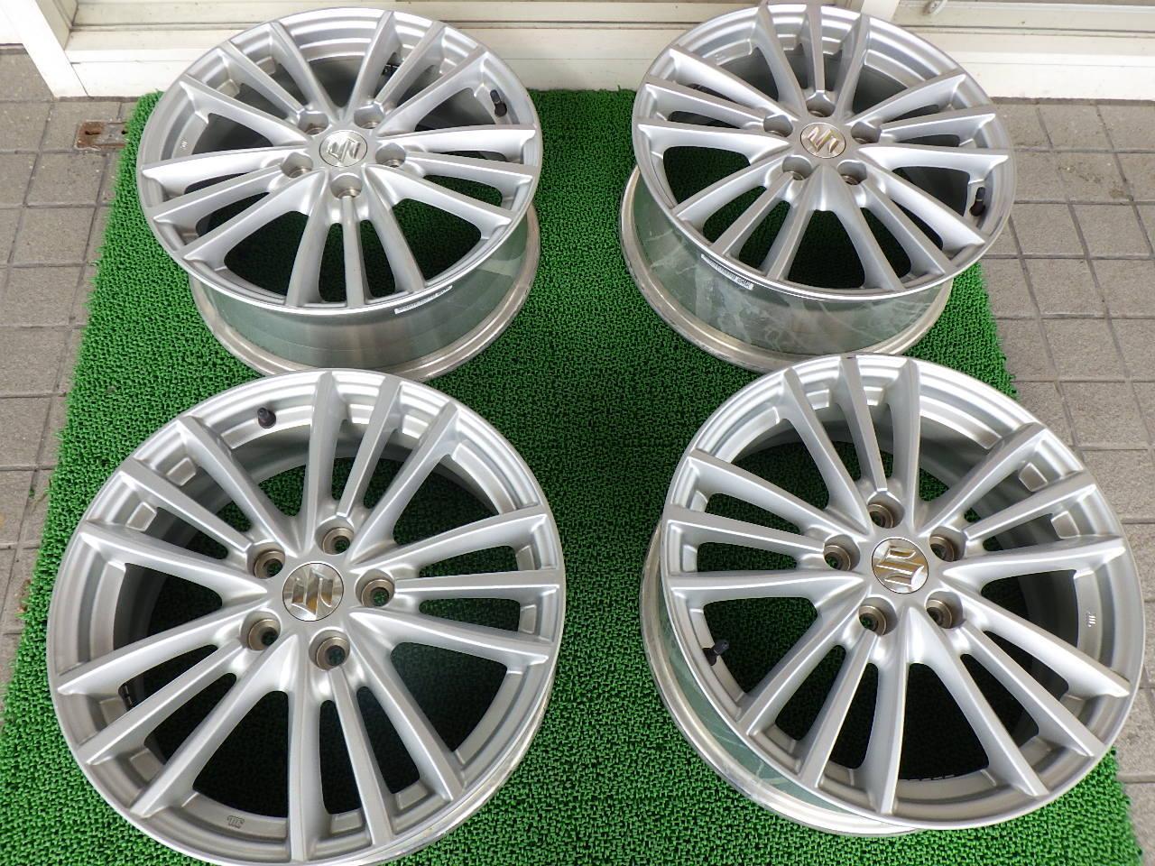 スズキ純正(SUZUKI) ZC32スイフトスポーツ前期純正ホイール シルバー | カー用品 アルミホイール 17インチホイールを通販で購入する | 中古カー＆バイク用品の販売ならアップガレージ