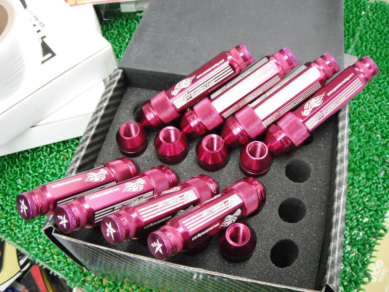 RYANSTAR Racing 90mmロングナット M12×P1.5用 16個セット | カー用品 タイヤホイール関連 取付ナットを通販で ...