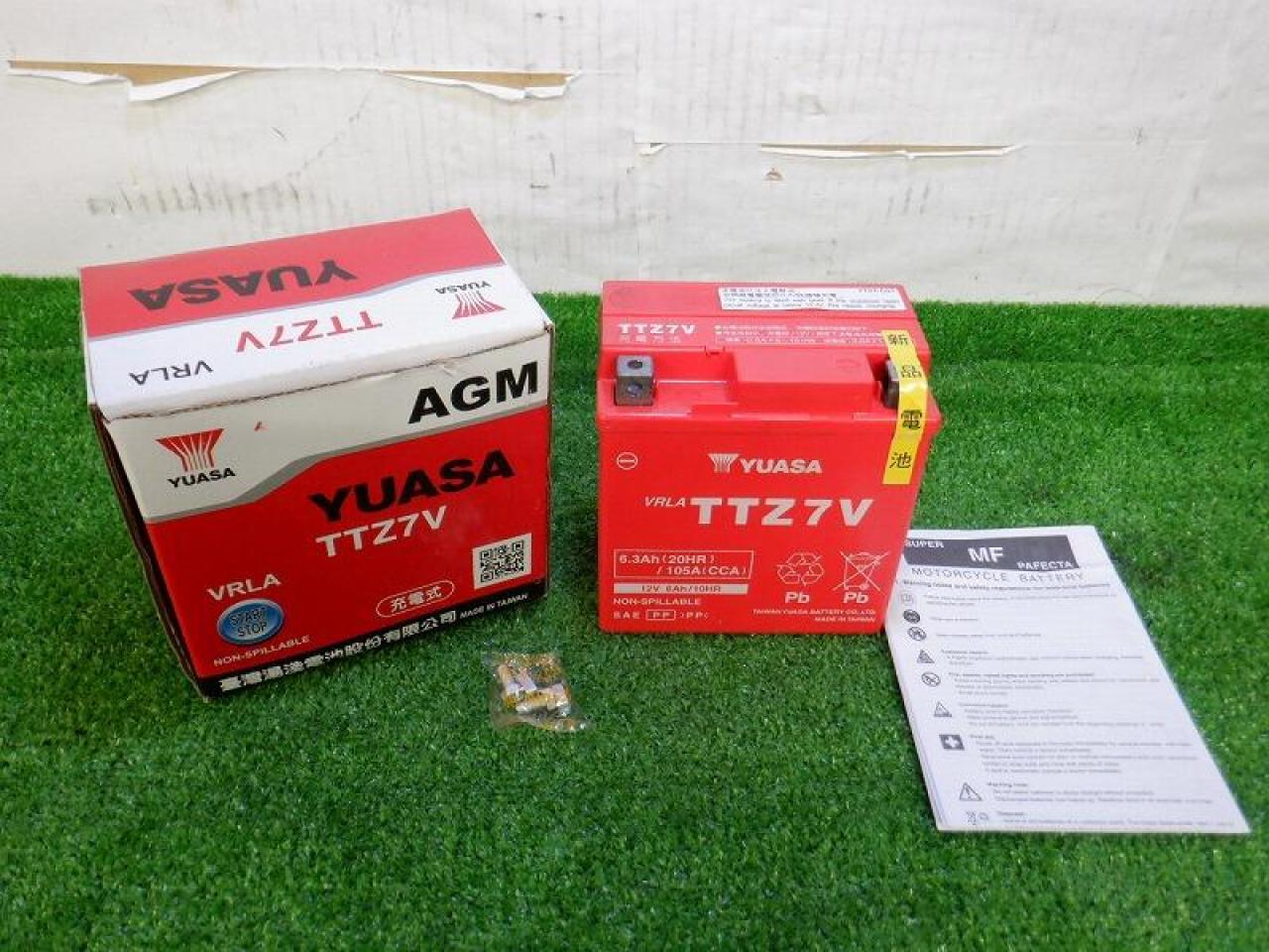 YUASA バッテリー 【TTZ7V】 | 新古品 | アップガレージ ライダース奈良四条店 | バイク用品 電装品 バッテリー(二輪)を通販 ...
