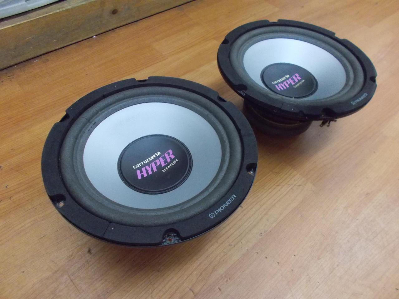 carrozzeria HYPER SUBWOOFER 2発SET | カー用品 スピーカー サブウーハースピーカーを通販で購入する | 中古 ...