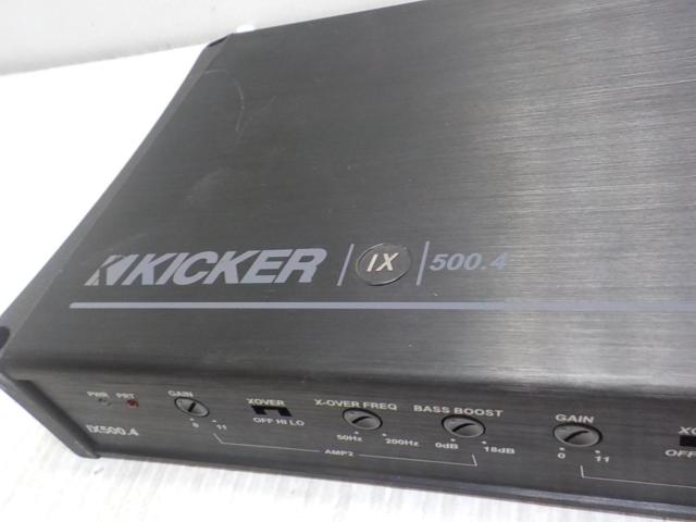 ★値下げしました!!★KICKER IX 500.4 4chアンプ | 中古品 | アップガレージ 国立府中インター店 | カー用品 アンプを ...