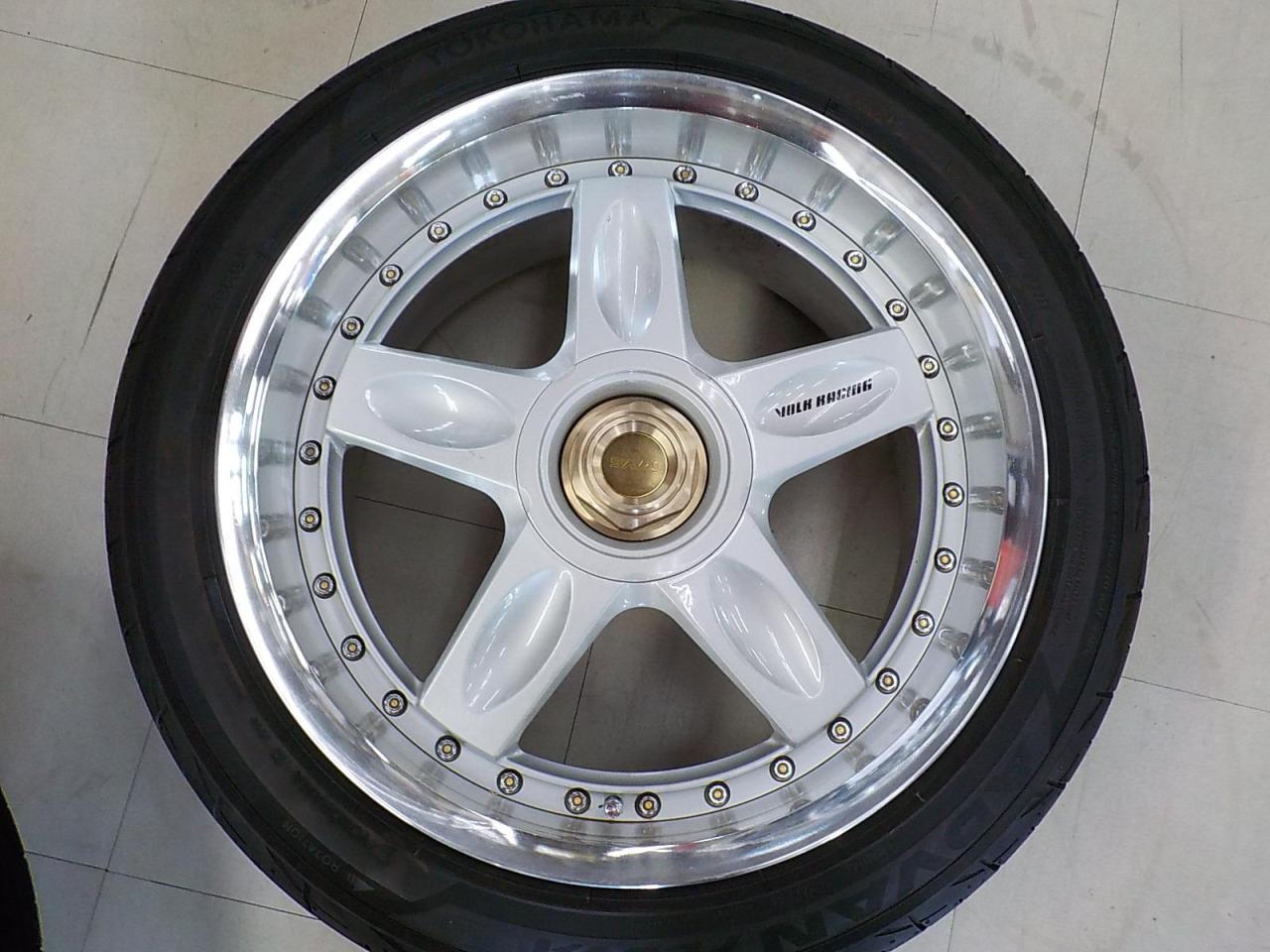 RAYS VOLK RACING CV-PRO シルバー + YOKOHAMA ADVAN FLEVA V701★試着無料★ | カー用品 ...