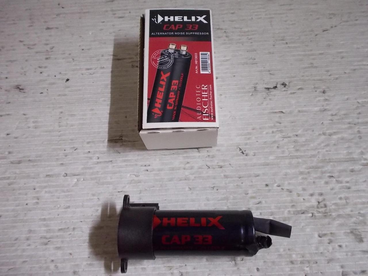 HELIX CAP33 キャパシター ノイズ低減に | カー用品 カーAVアクセサリー オーディオカプラー・ケーブル類を通販で購入する | 中古カー＆バイク用品の販売ならアップガレージ