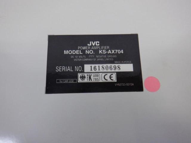 JVC KS-AX704 | カー用品 アンプを通販で購入する | 中古カー＆バイク用品の販売ならアップガレージ