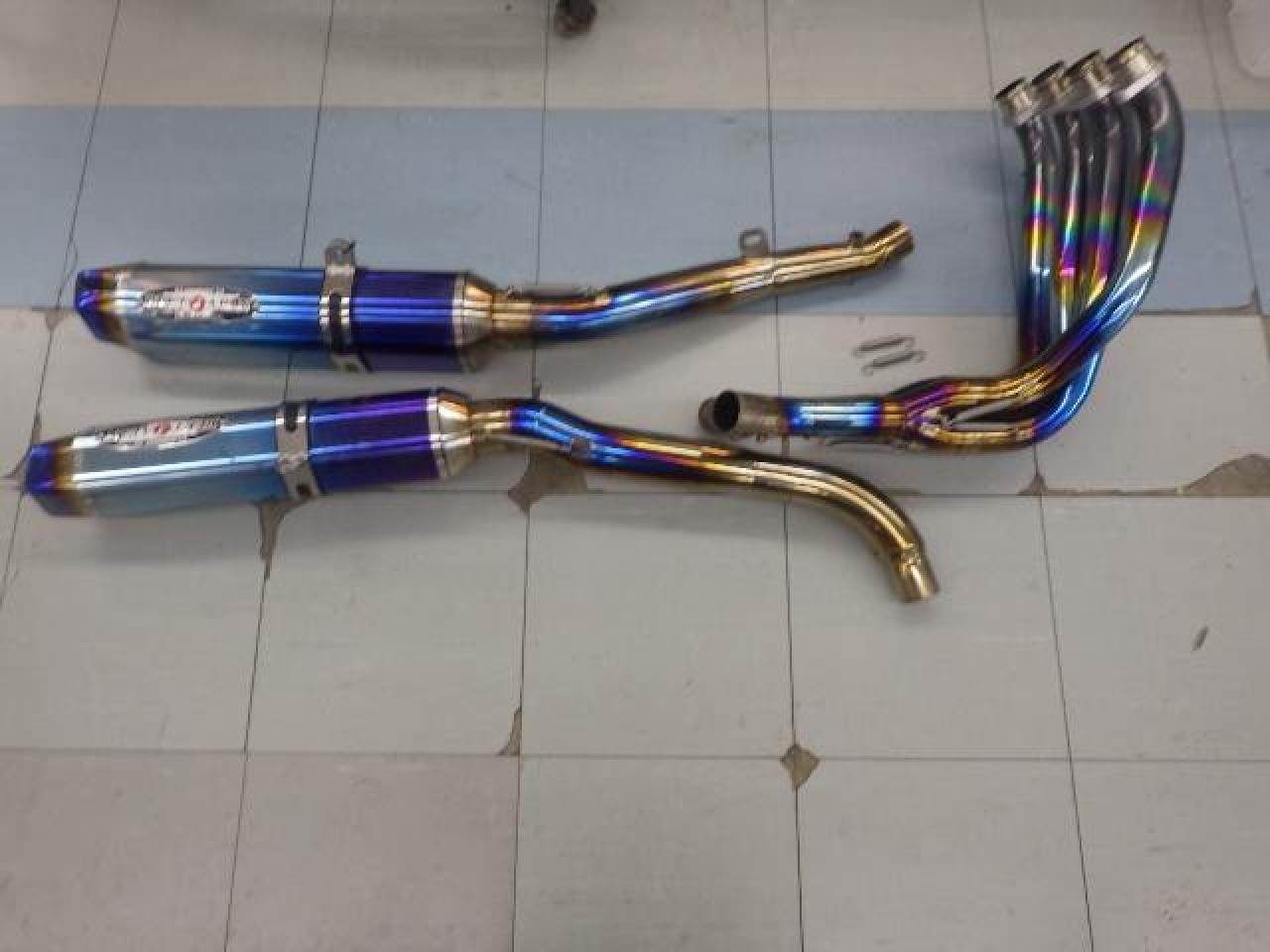 【ライダース】BEET NASSERT Evolution TYPE2 T2 TI/BL(チタンブルー) 0223-KB6-BL ZX-14R(’12-’15) | バイク用品 マフラー フル ...