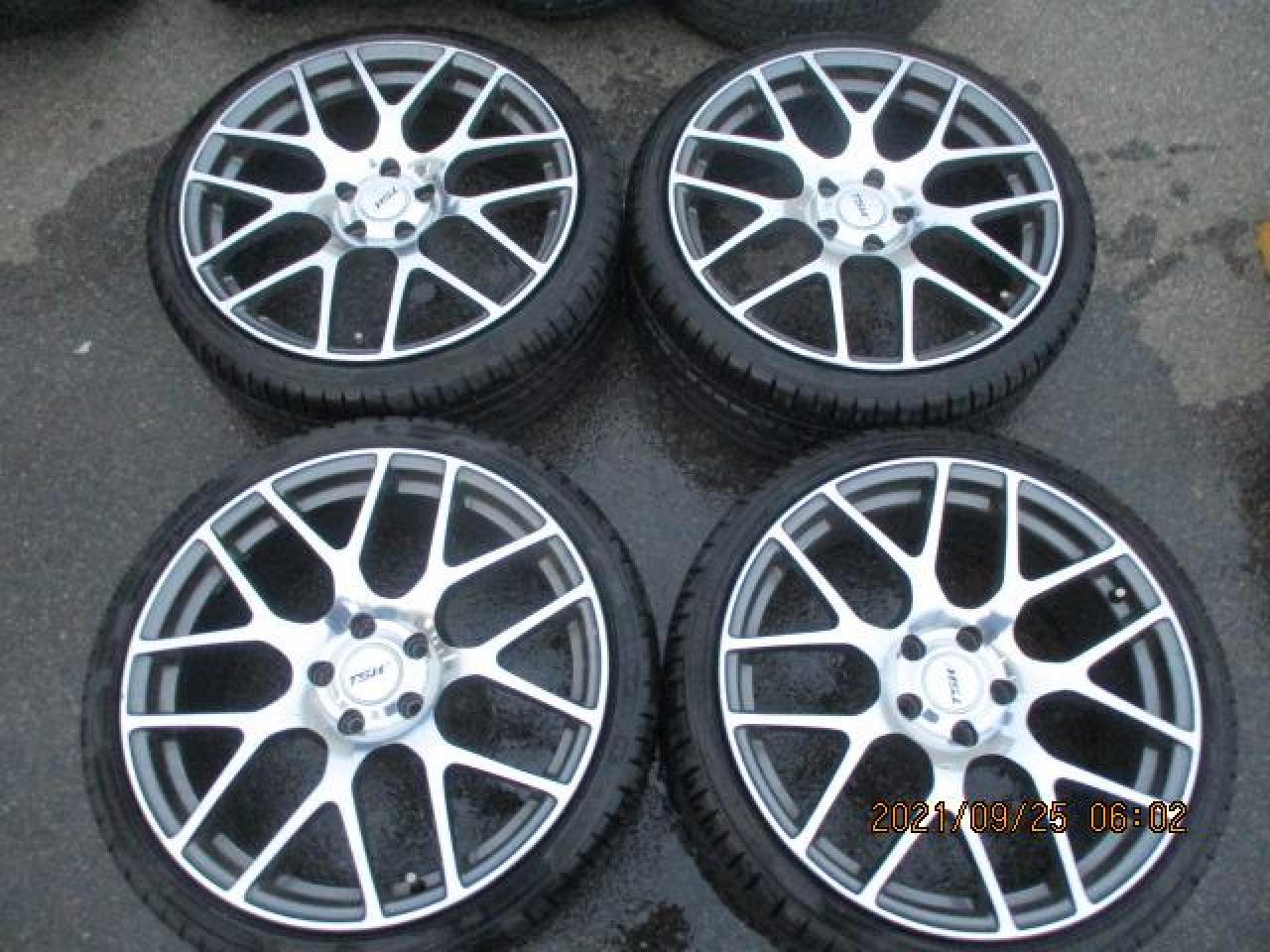 ABE SHOKAI(アベショウカイ) TSW(ティーエスダブリュー) Nurburgring RF シルバー + PIRELLI(ピレリ ...