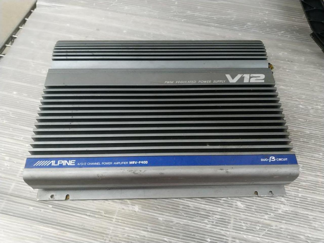 ワケアリ ALPINE MRV-F400★ちょっと古いですがスピーカーにもウーファーにもOKなバランスの良いアンプです★ | カー用品 アンプ ...