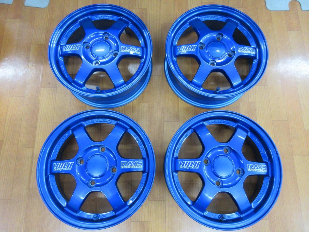 RAYS(レイズ) VOLK RACING(ボルク レーシング) TE37【オプションカラー/ハイパーブルー】 | カー用品 アルミホイール ...