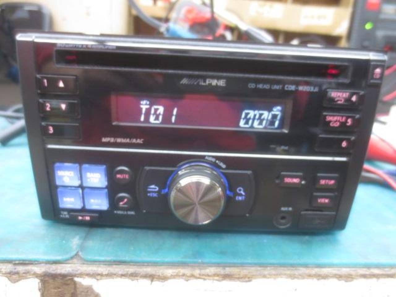 ALPINE CDE-W203Ji CDチューナー 2009年モデル | カー用品 ヘッドユニット CDチューナーを通販で購入する | 中古 ...