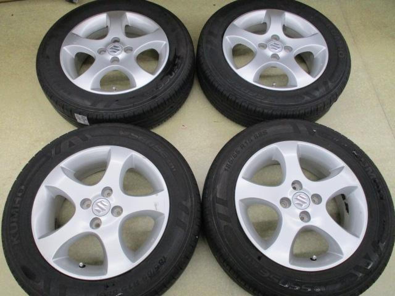 ｽｽﾞｷ純正(SUZUKI) 純正ﾎｲｰﾙ + KUMHO/ﾏｰｼｬﾙ(ｸﾑﾎ/MARSHAL) SENSE SE11 | カー用品 タイヤ ...