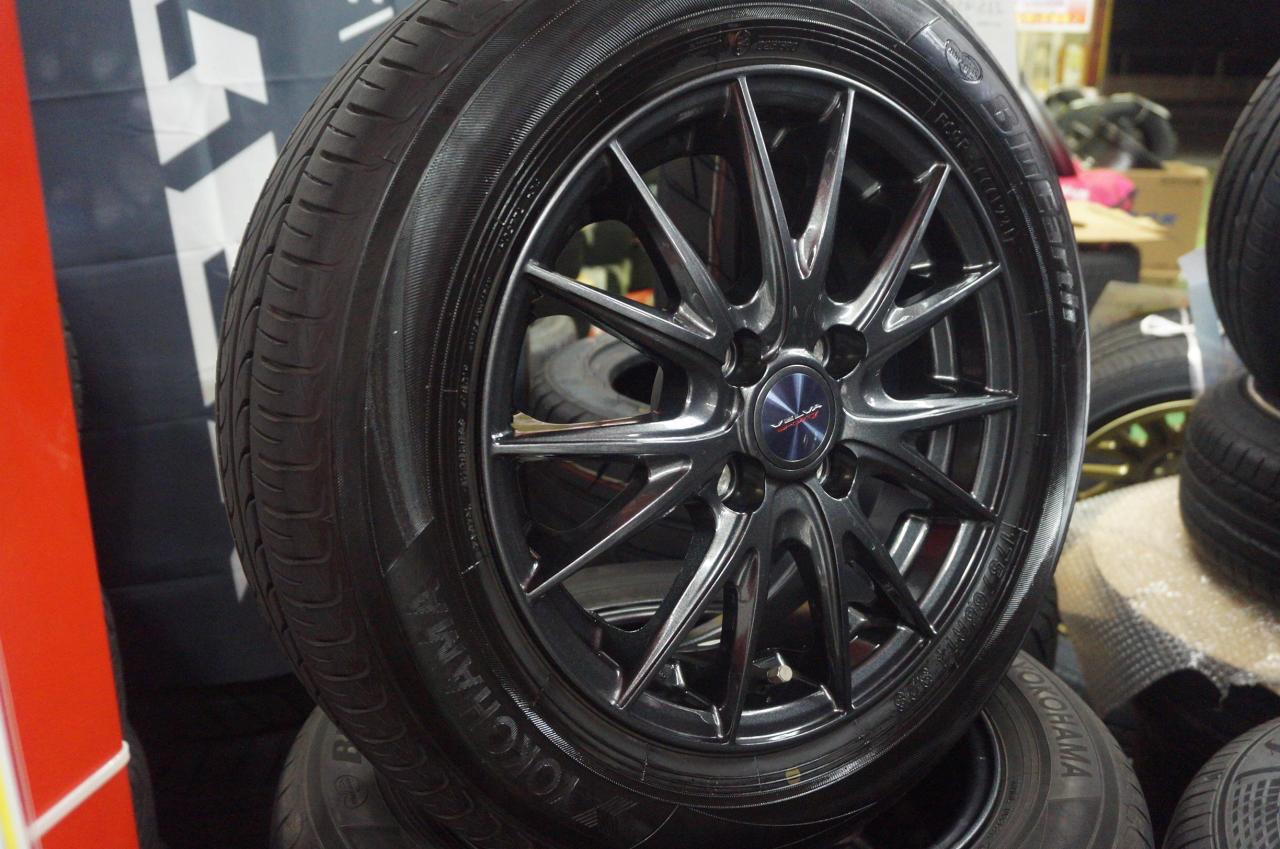 weds VELVA SPORT2 + YOKOHAMA BluEarth AE01F | カー用品 タイヤホイールセット 14インチタイヤ ...