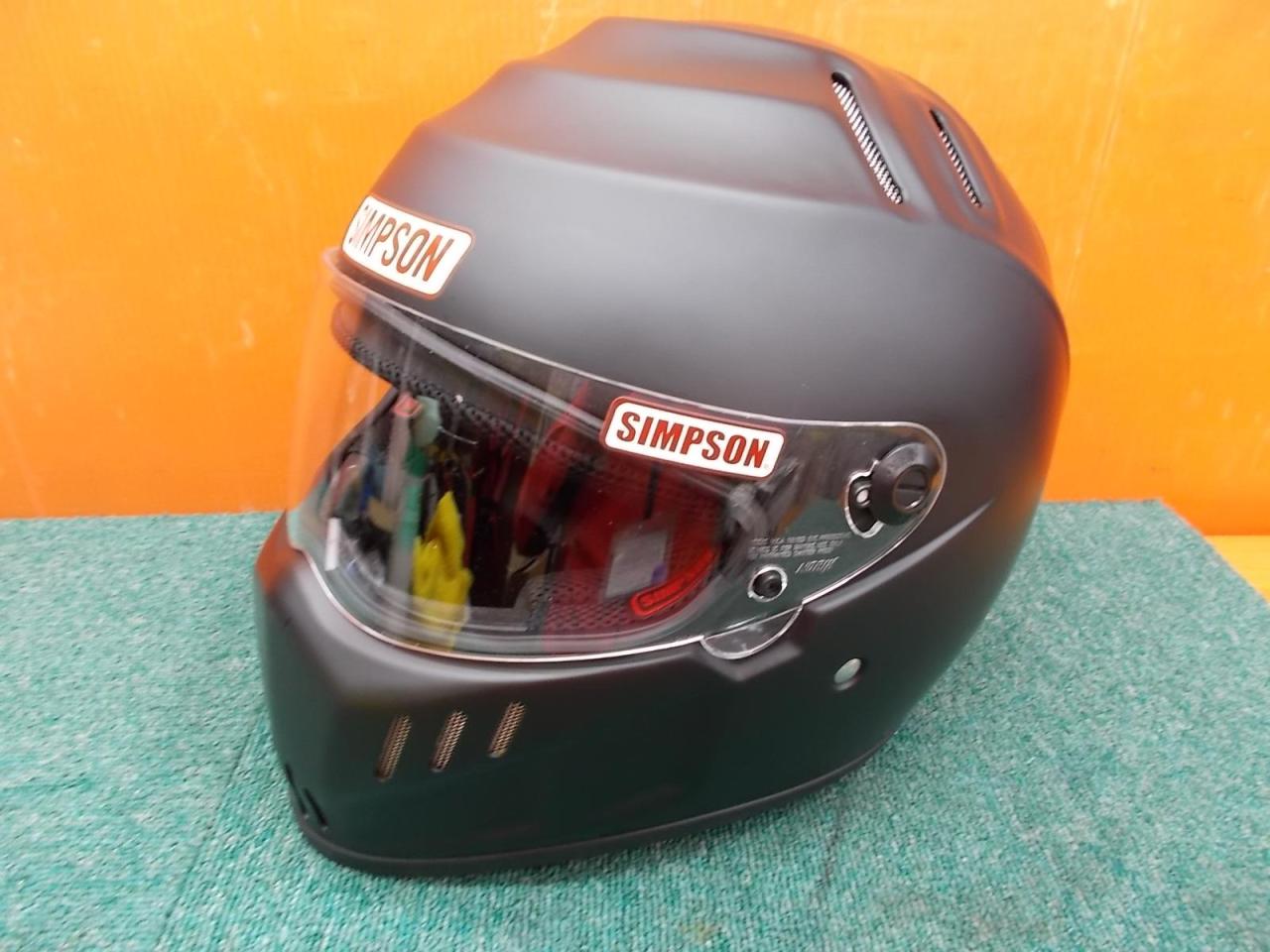 サイズ:XXL(62cm未満) SIMPSON(シンプソン) RX12 SPEEDWAY(スピードウェイ) フルフェイスヘルメット | バイク ...