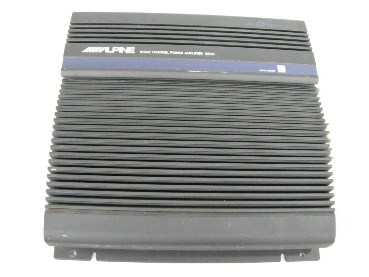 ALPINE 3553 アンプ 最大90w | カー用品 アンプを通販で購入する | 中古カー＆バイク用品の販売ならアップガレージ