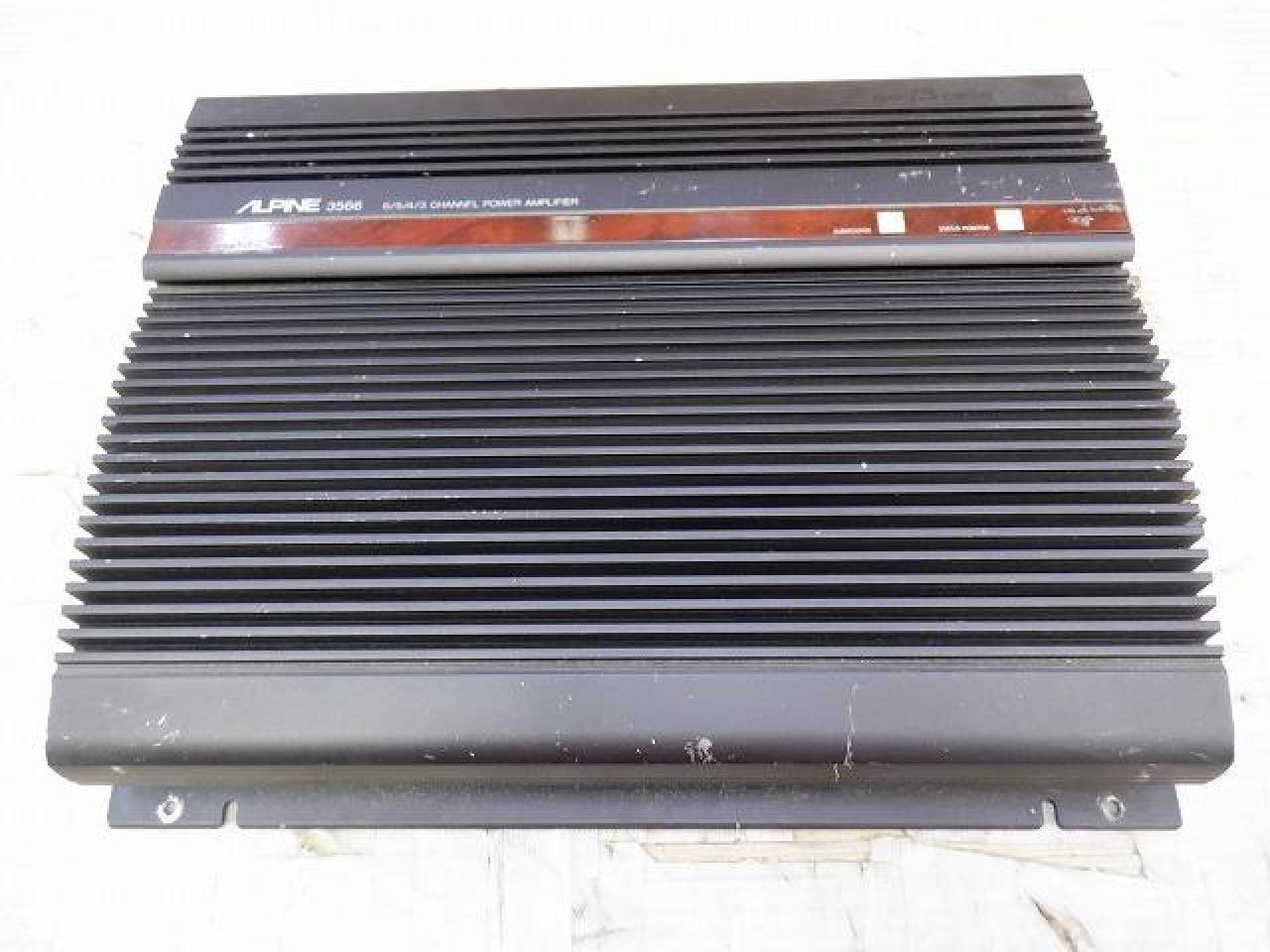 ALPINE(アルパイン) 3566 | カー用品 アンプを通販で購入する | 中古カー＆バイク用品の販売ならアップガレージ
