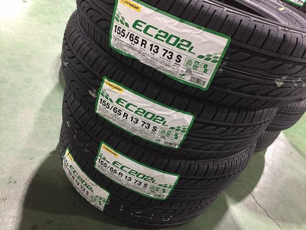 DUNLOP ENASAVE EC202L 155/65-13 4本 タイヤのみ | カー用品 タイヤ 13インチタイヤの通販 | アップガレージ 中古カー＆バイク用品の買取・販売専門店