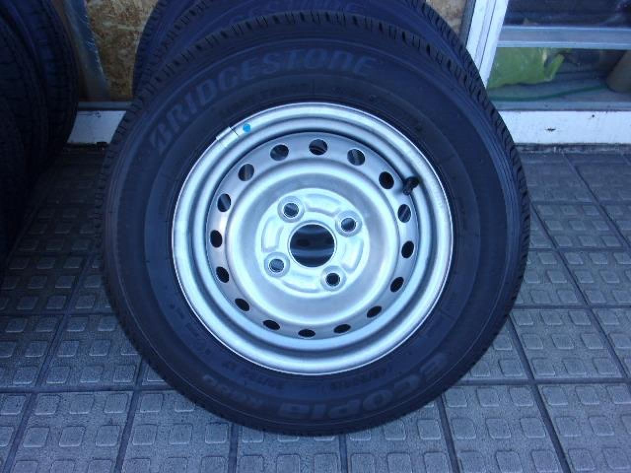 メーカー不明 スチールホイール + BRIDGESTONE(ブリヂストン) ECOPIA R680 | カー用品 タイヤホイールセット 12 ...