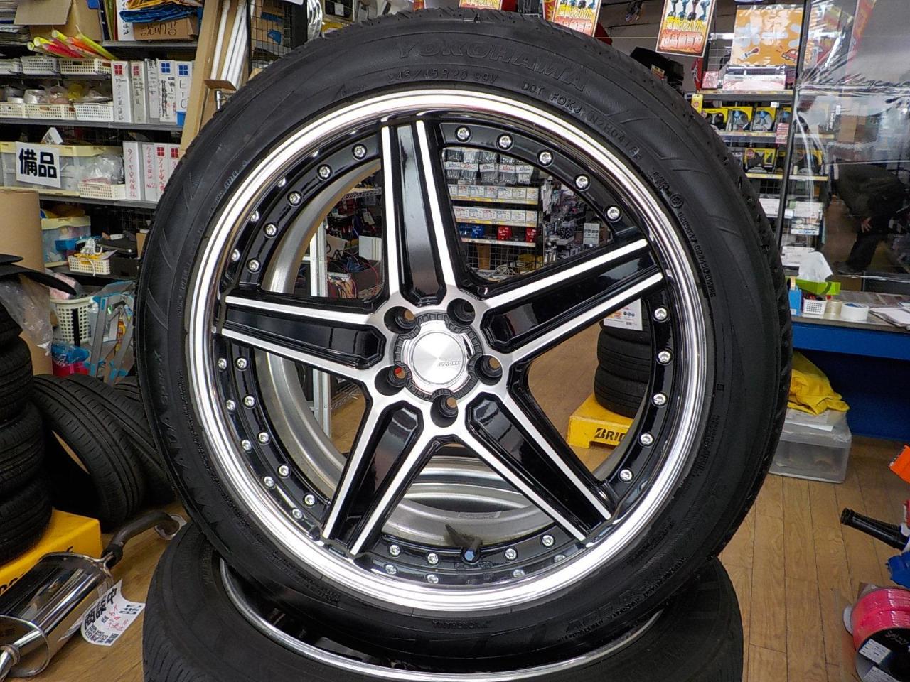 WORK(ワーク) LANVEC(ランベック) Lanvec LS1 + YOKOHAMA(ヨコハマ) PARADA Spec-X | カー ...