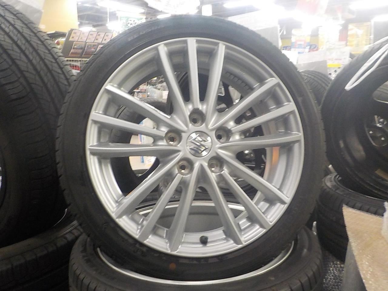スズキ純正(SUZUKI) スイフトスポーツZC32S 純正ホイール + BRIDGESTONE(ブリヂストン) POTENZA RE050A | カー用品 タイヤホイールセット 17インチ ...