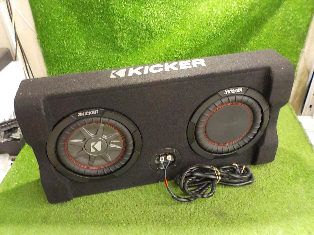 KICKER(キッカー) 47TRTP82 ダウンファリング8インチ CompRT 2オーム エンクロージャー | 中古品 | アップガレージ 柏沼南店 | カー用品 スピーカー サブウーハー ...