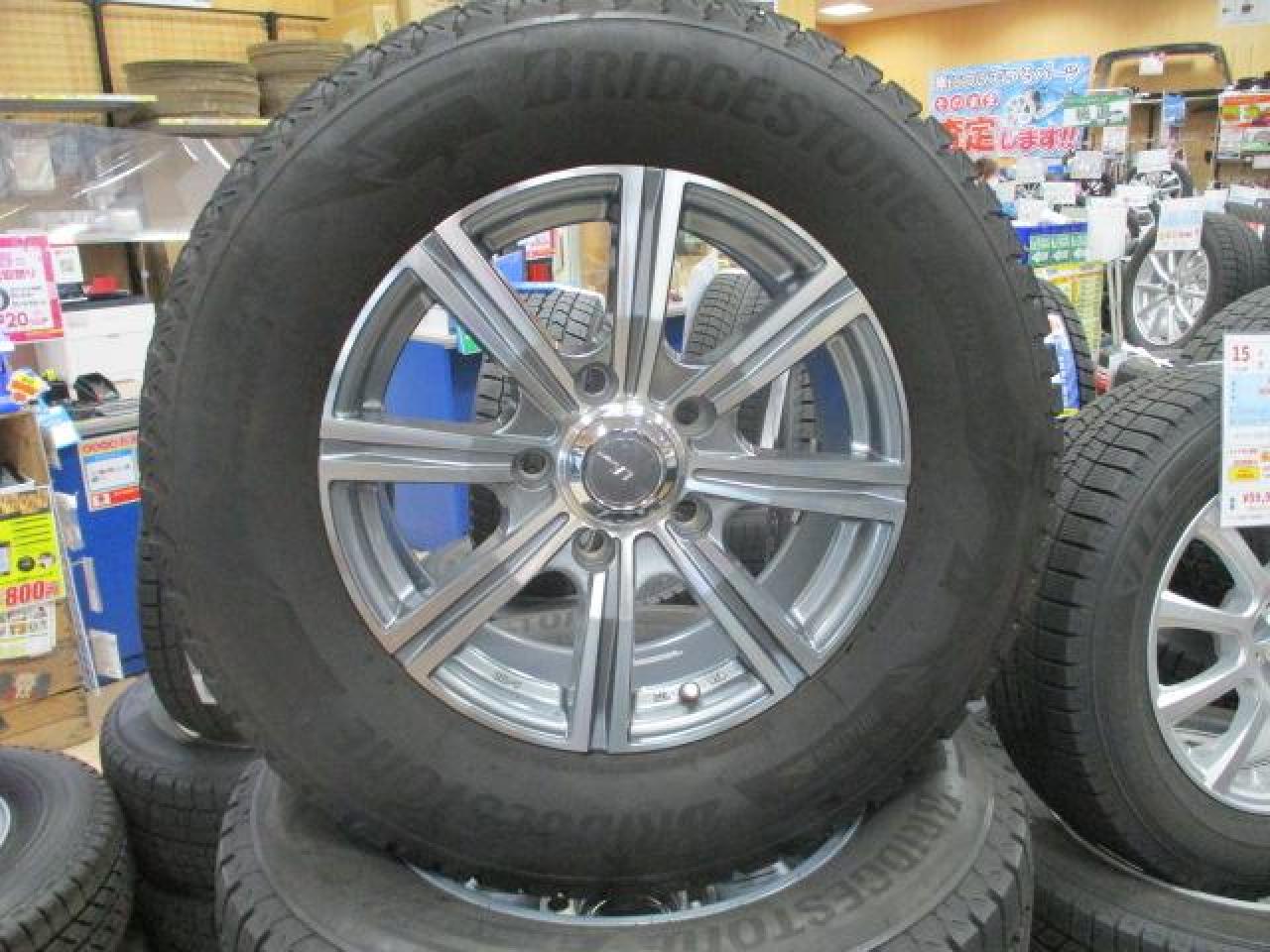 ABE SHOKAI LA STRADA LF-SPORTⅡ SUV + BRIDGESTONE BLIZZAK DM-V3 【200系ランド ...