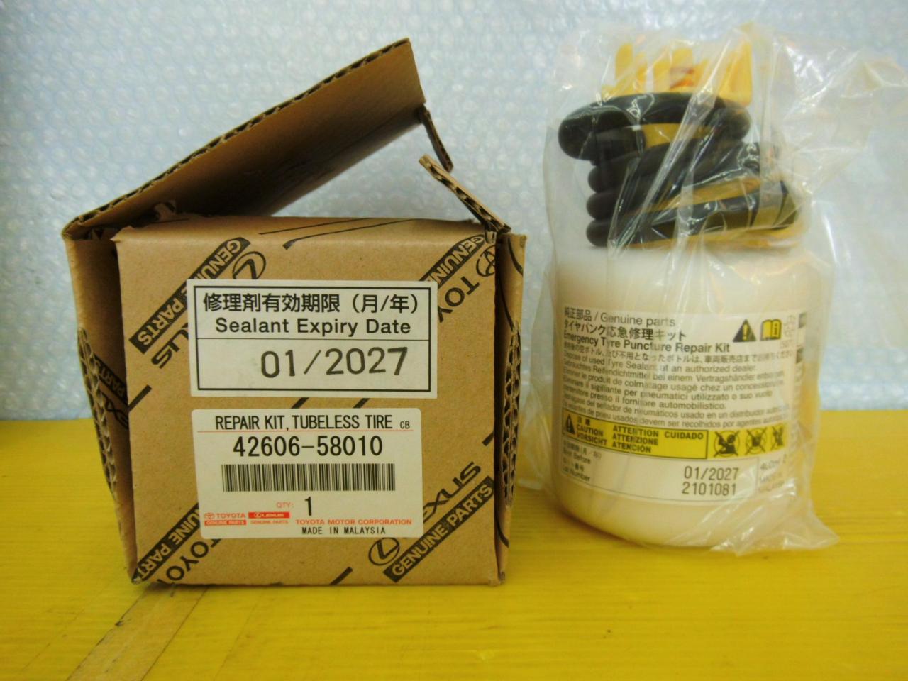 TOYOTA チューブレスタイヤリペアキット 42606-58010 | 新古品 | アップガレージ 小牧南インター店 | カー用品 ...