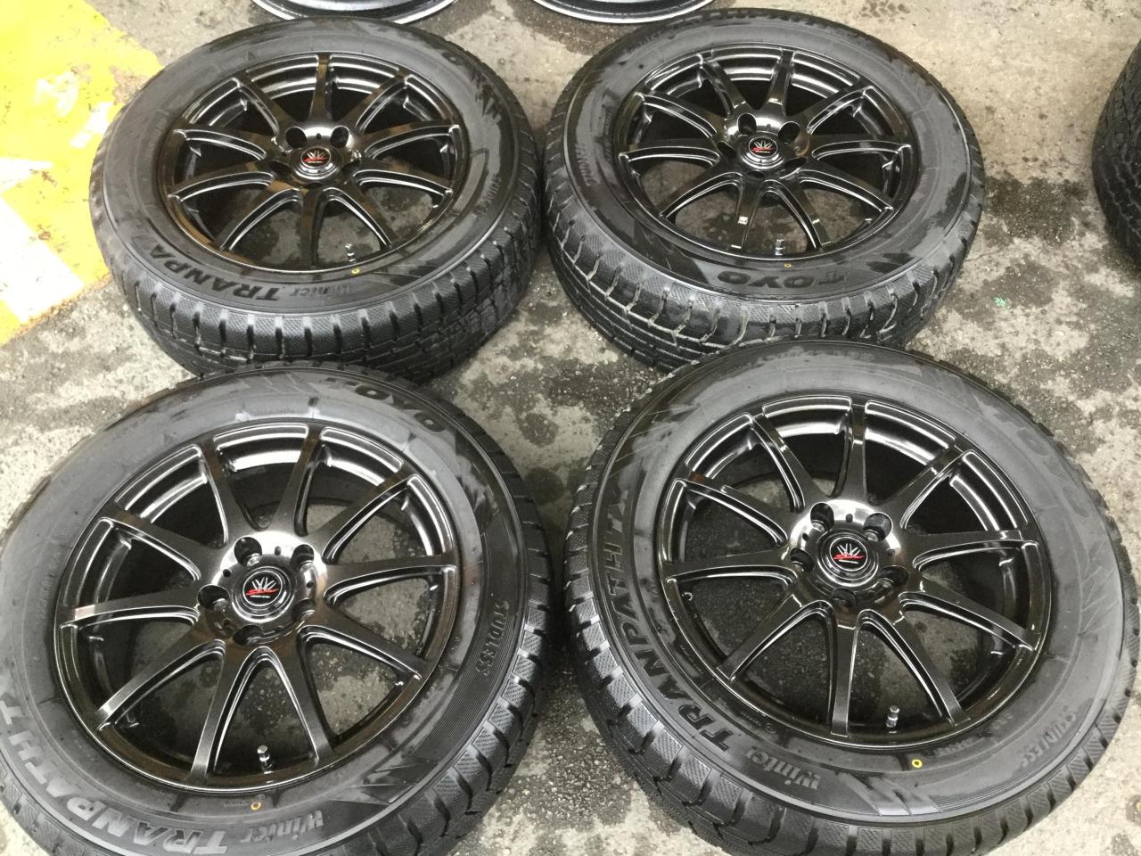 BADX(バドックス) 632 LOXARNY(ロクサーニ) 10本スポークホイール + TOYO(トーヨー) winter TRANPATH TX | カー用品 スタッドレスタイヤホイール ...