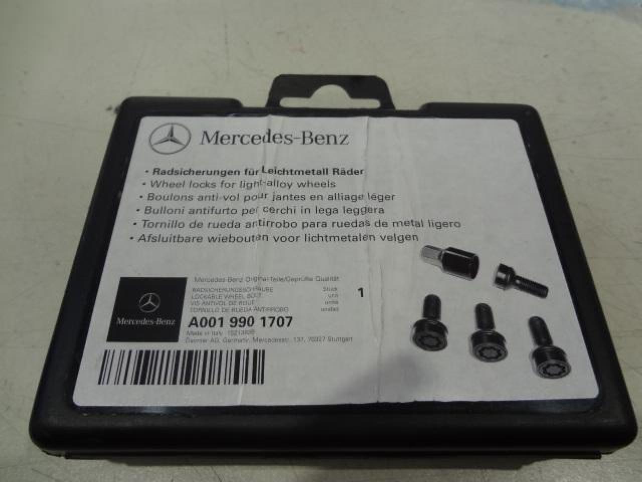 メルセデスベンツ 純正ロックボルト 品番:A001 990 1707 | カー用品 タイヤホイール関連 取付ナットを通販で購入する | 中古 ...